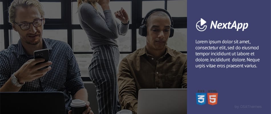 NextApp - App Landing Page Template